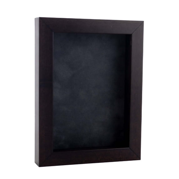 8x12 Shadow Box Frame Brown Walnut Wood | With a 3/4" Usable Display ...