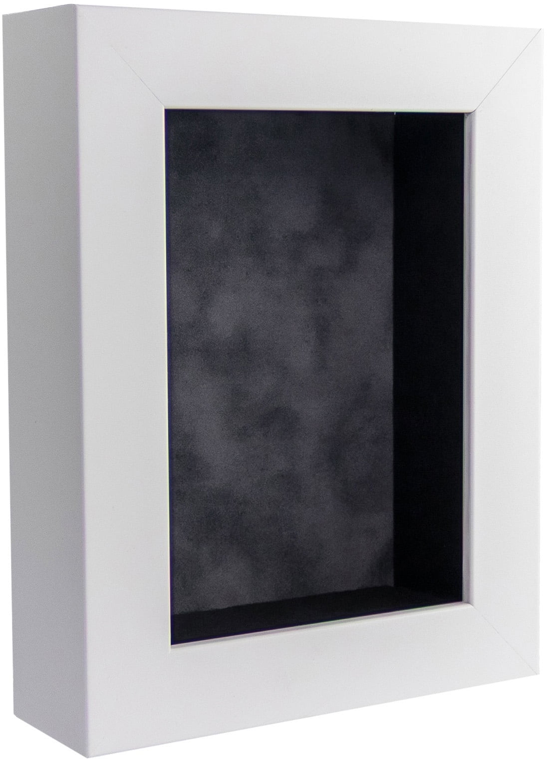 8x12 Shadow Box Frame In White With A 1 3/4" Usable Depth Includes Ash ...