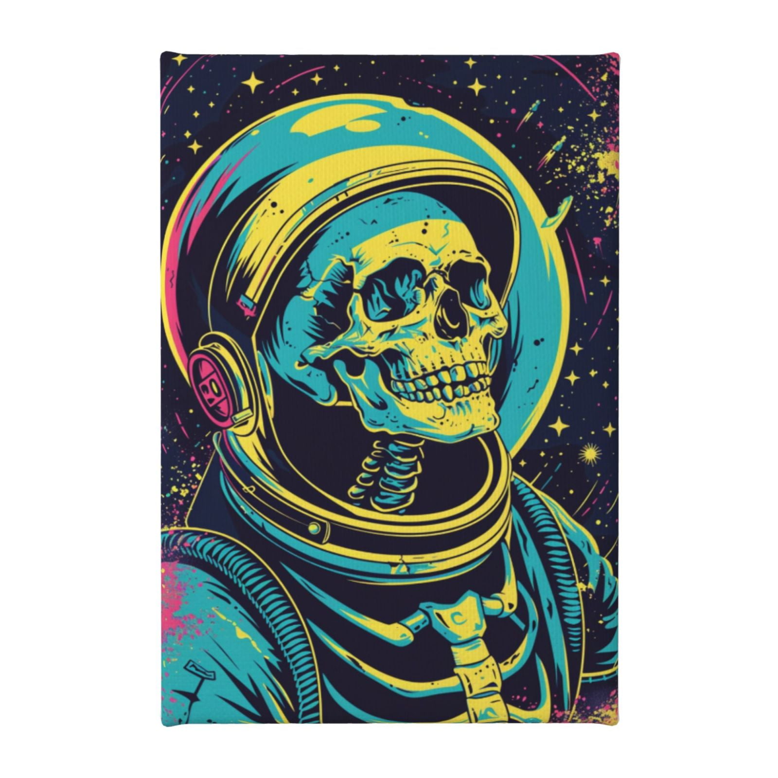 8x12 inch Canvas Frameless Painting Skeleton Astronaut Poster,Apartment ...