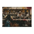 8x12 inch Canvas Hanging Picture Cowboys Taverns,Room Decor For Men ...