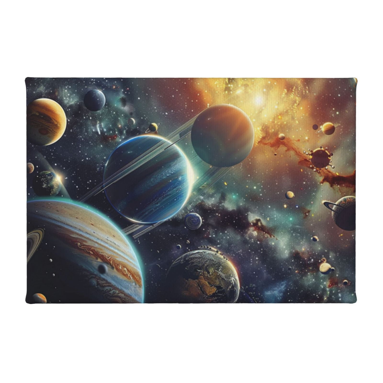 8x12 inch Decorative Paintings On The Wall Solar System Cosmic Planet ...