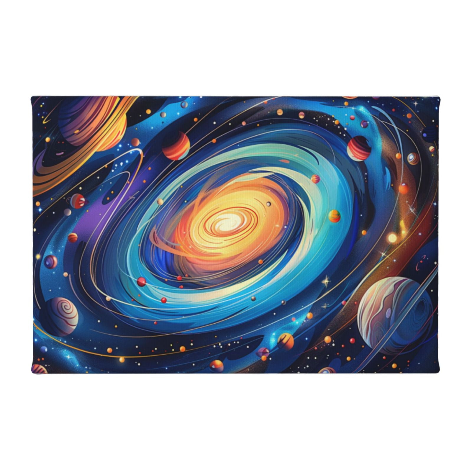 8x12 inch Fantasy Cosmic Planet Canvas Paintings Wall Decor Poster,Book ...