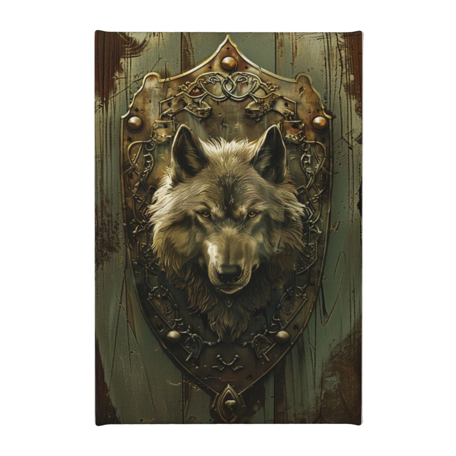 8x12 inch Living Room Painting For Wall Wolf Head,Home Living Room ...