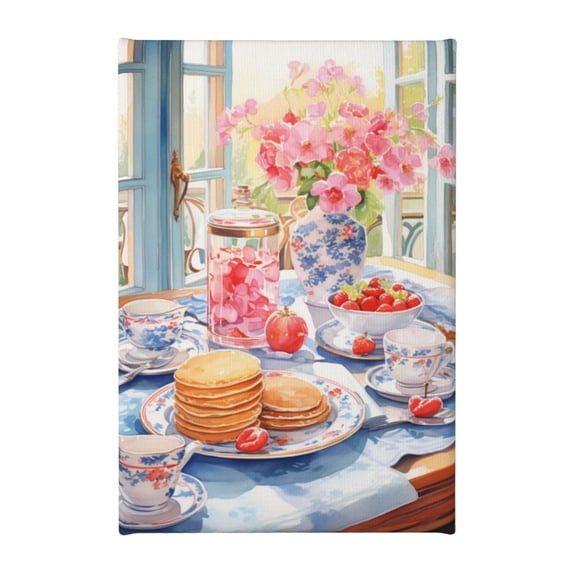 8x12 inch Oil Paintings On Canvas Afternoon Tea Utensils,Cafes ...