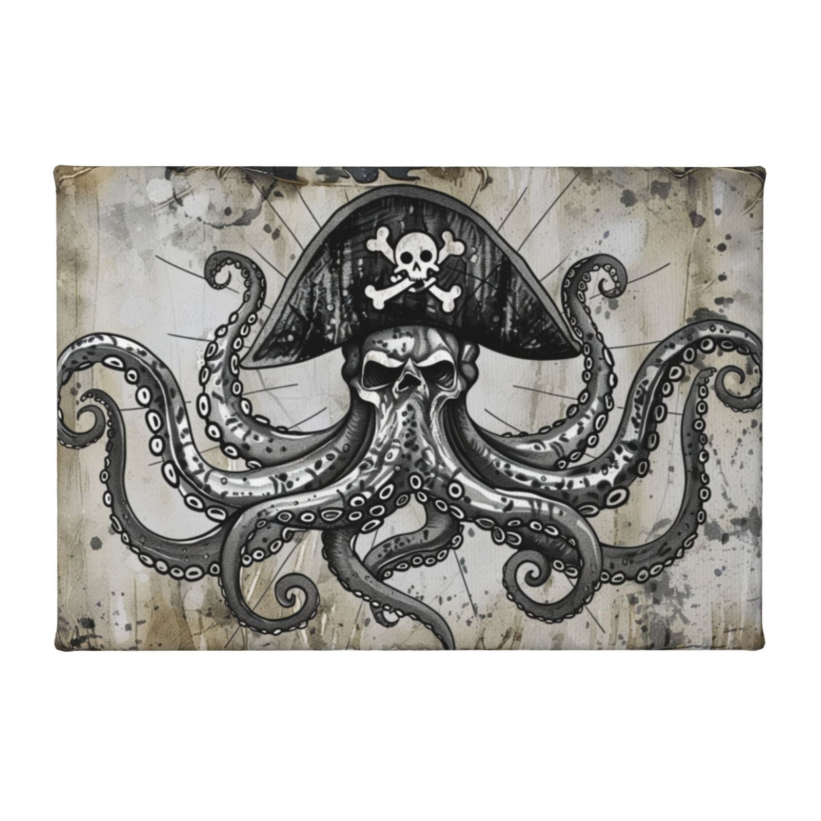 8x12 inch Paintings For Living Room Decor Classic Squid Pirate Chief ...