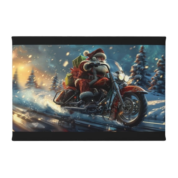 8x12 inch Santa Claus Gives Gifts Canvas Painting Wall Decor,Bedroom ...