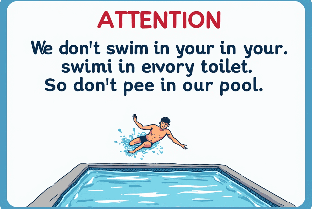 8x12 inch Swimming pool warning signsMetal Sign,Use For House And ...