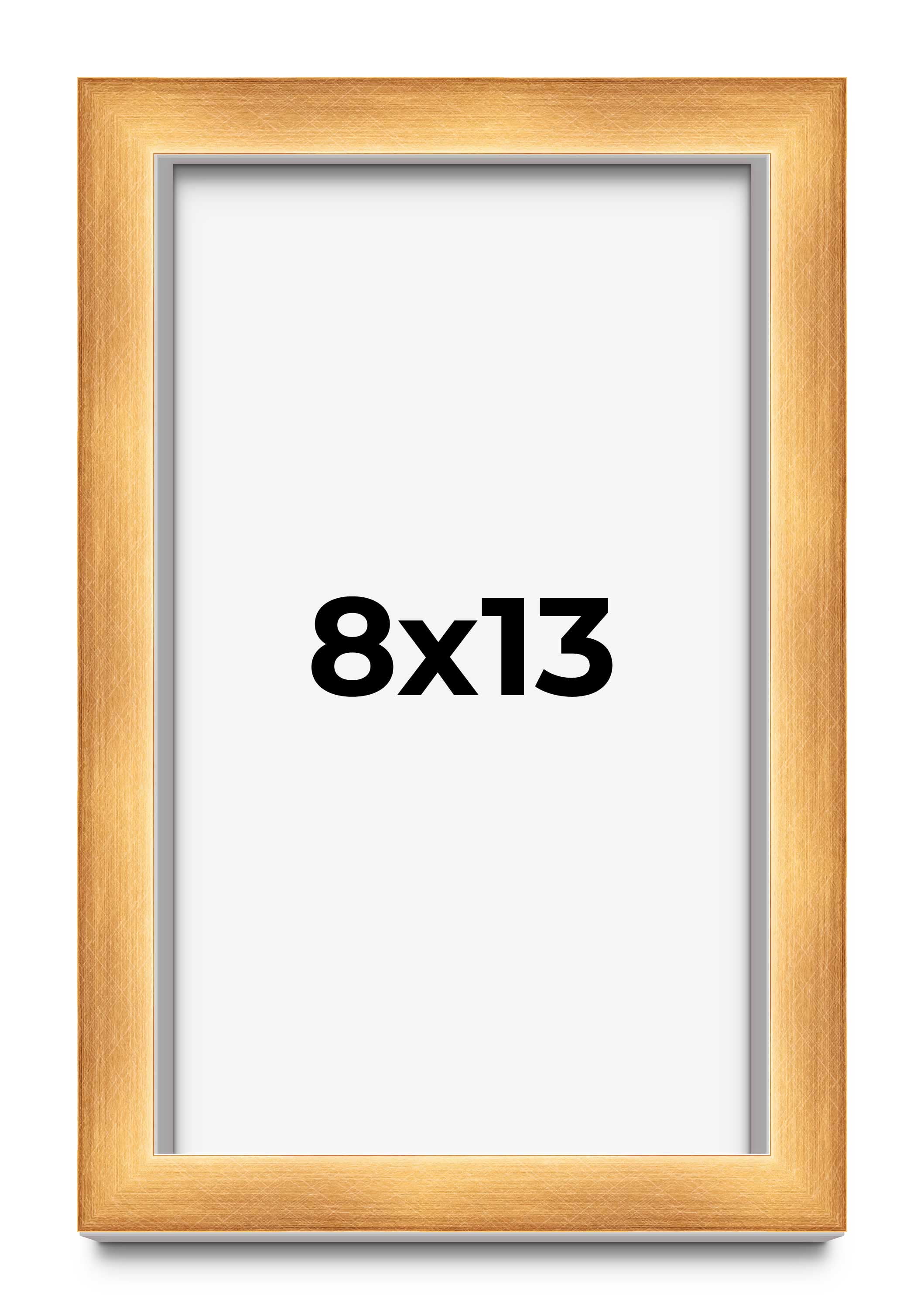 8x13 Shadow Box Bronze Cross-Brushed Display Frame | 1.625 Inches Deep ...