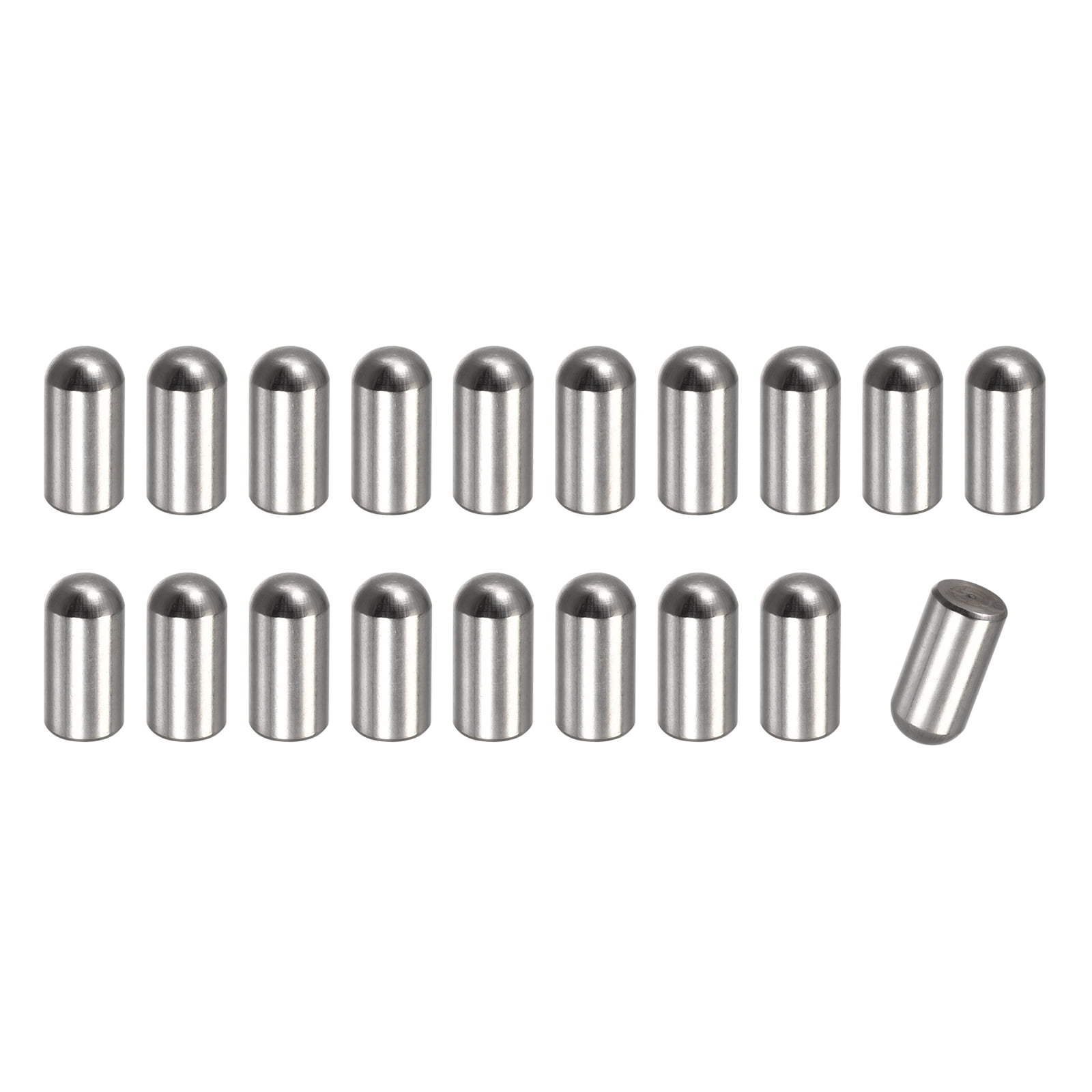 8x14mm Dowel Pins, 20pcs 304 Stainless Steel Round Head Flat Chamfered ...