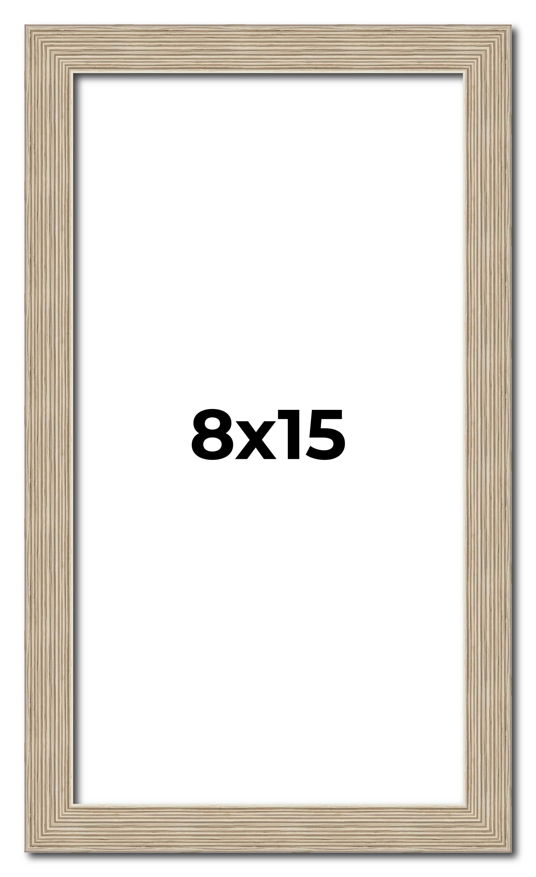 8x15 Frame Grey Solid Wood Picture Frame Width 1 Inches | Interior ...
