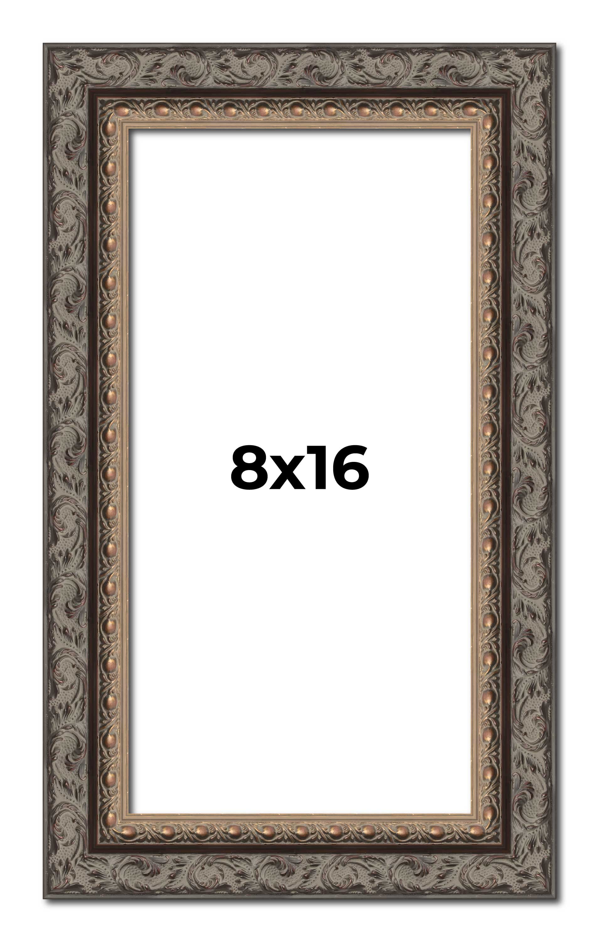 8x16 Frame Black Real Wood Picture Frame Width 2 inches | Interior ...