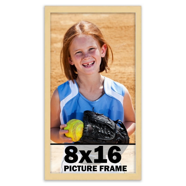 8x16 Frame Natural Brown Picture Frame - Complete Modern Photo Frame ...