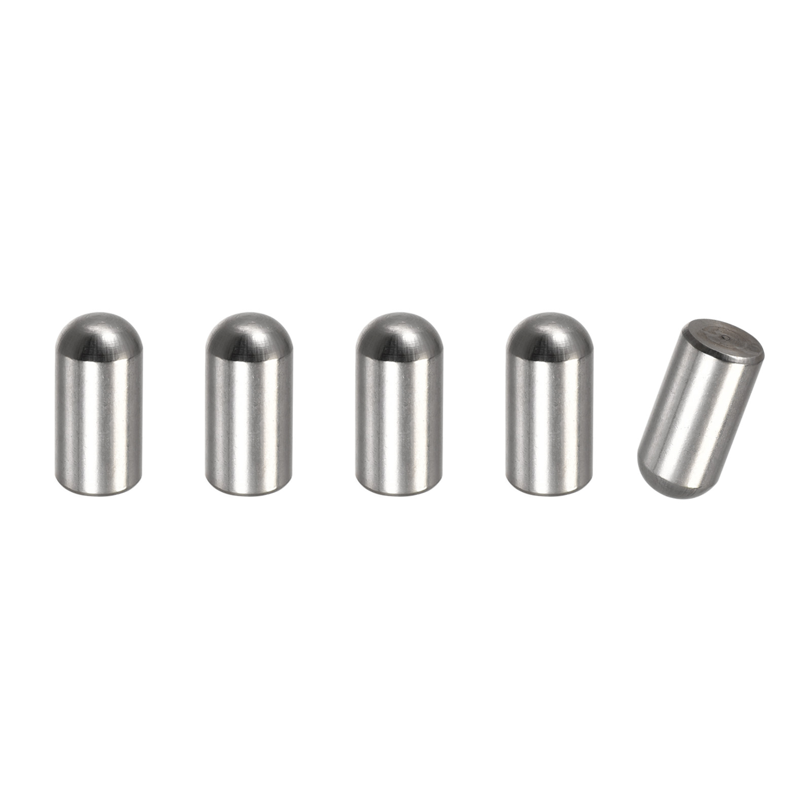 8x16mm Dowel Pins, 5 Pack Round Head Flat Chamfered End Dowel Pin ...