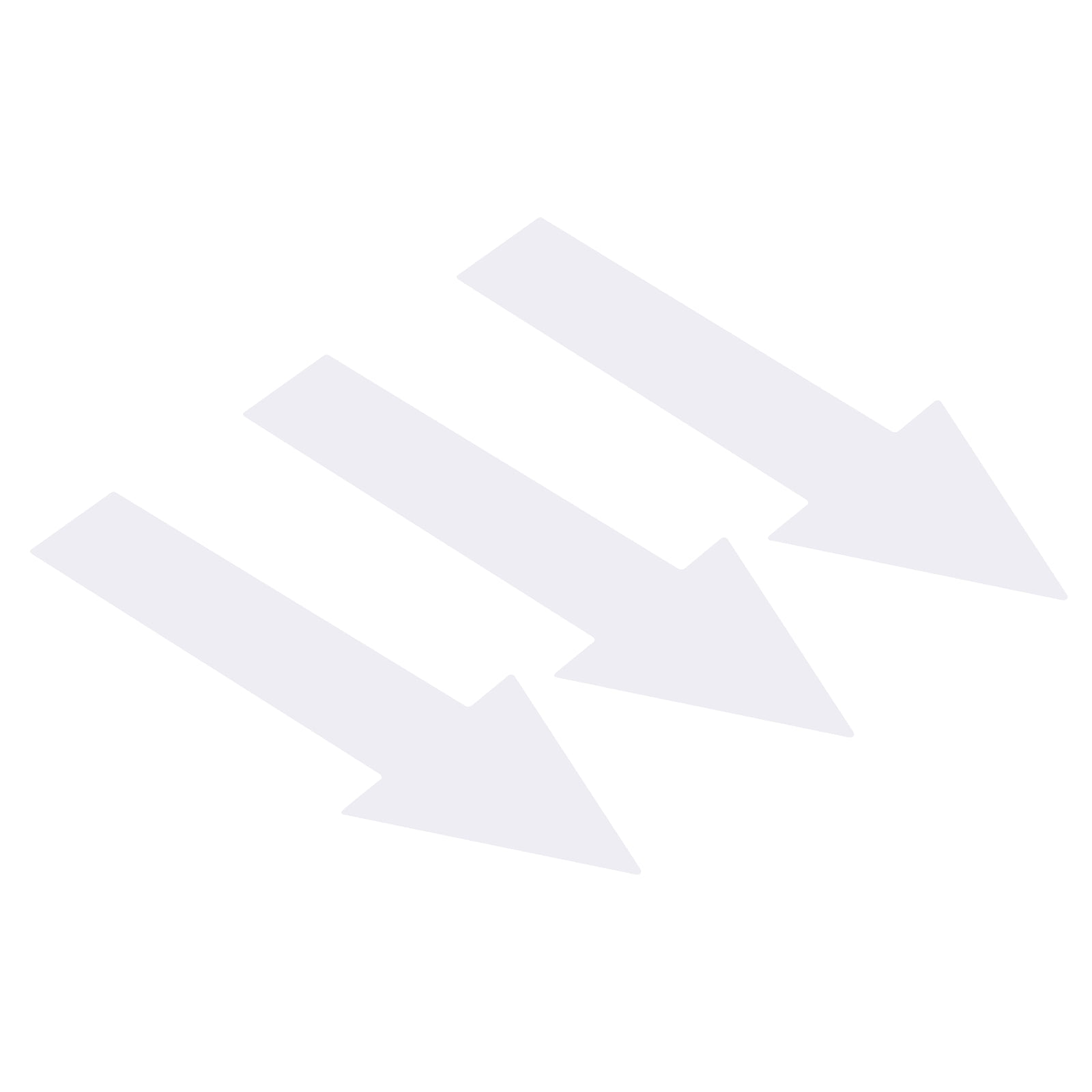 8x2" Arrow Sticker Directional Sign PVC Adhesive Removable Floor Decal ...