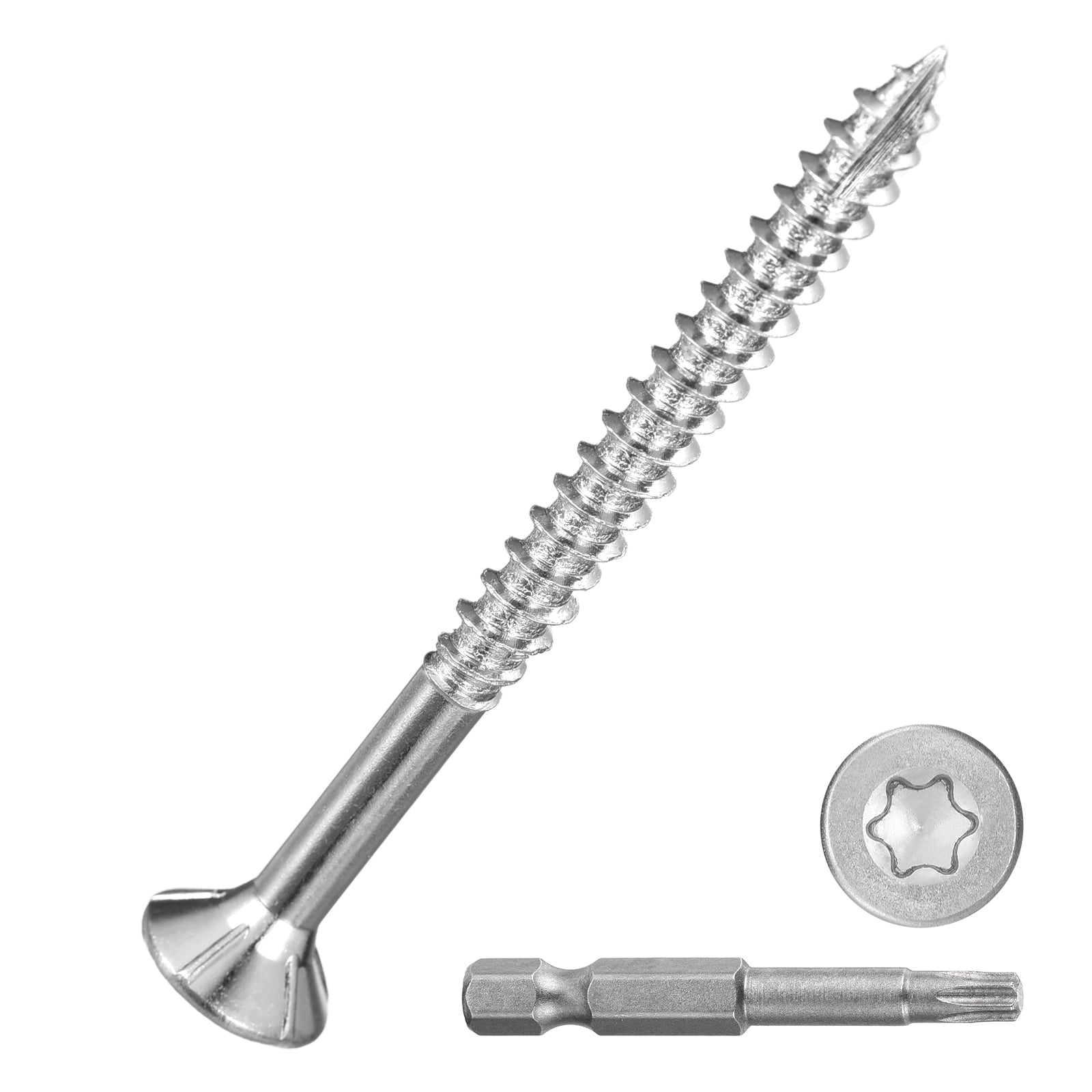 #8x2" Deck Screws - 500Pack - Good for Decks, Fences, Frames, Farms ...
