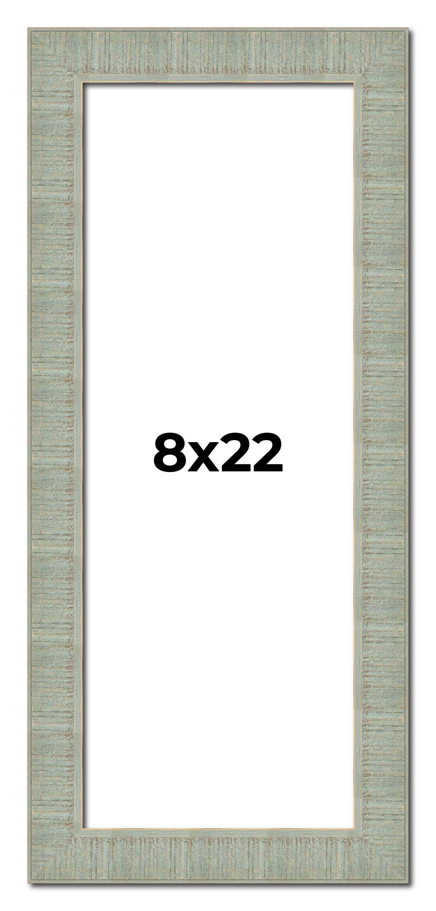 8x22 Frame Green Desert Pear Solid Wood Picture Frame | 1.625 Inch ...