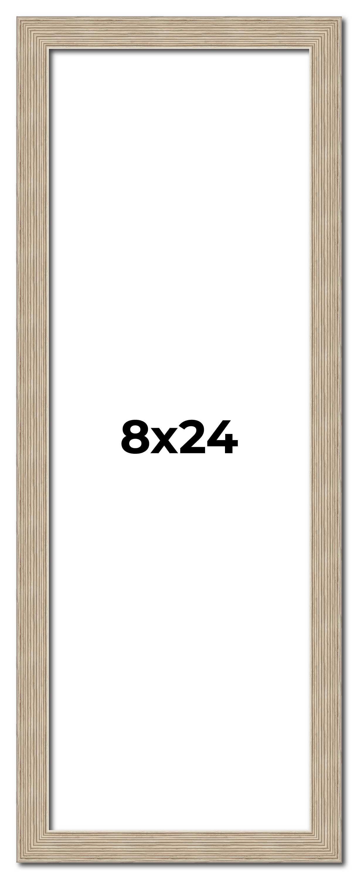 8x24 Frame Grey Solid Wood Picture Frame Width 1 Inches | Interior ...