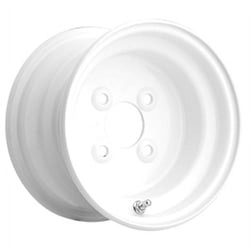 8x3.75 Carlisle Standard White Wheel 5x4.5 - Walmart.com