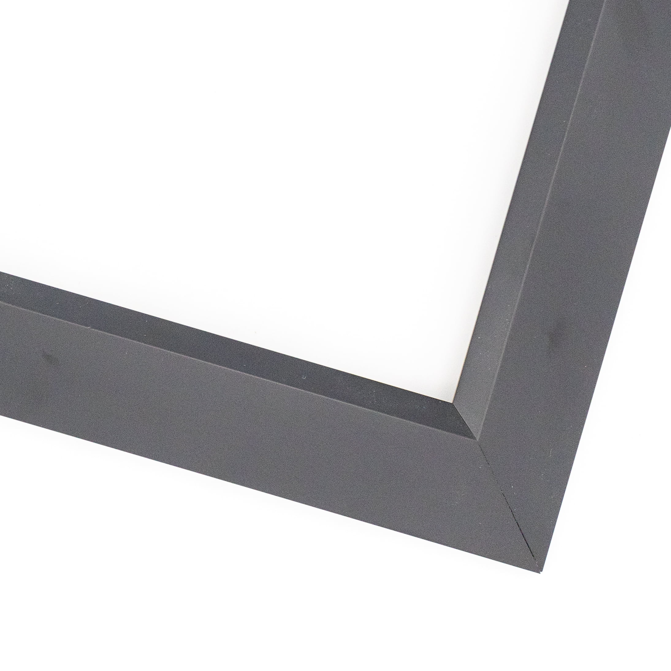 8x30 - 8 x 30 Contemporary Black Sloped Solid Wood Frame with UV Framer ...