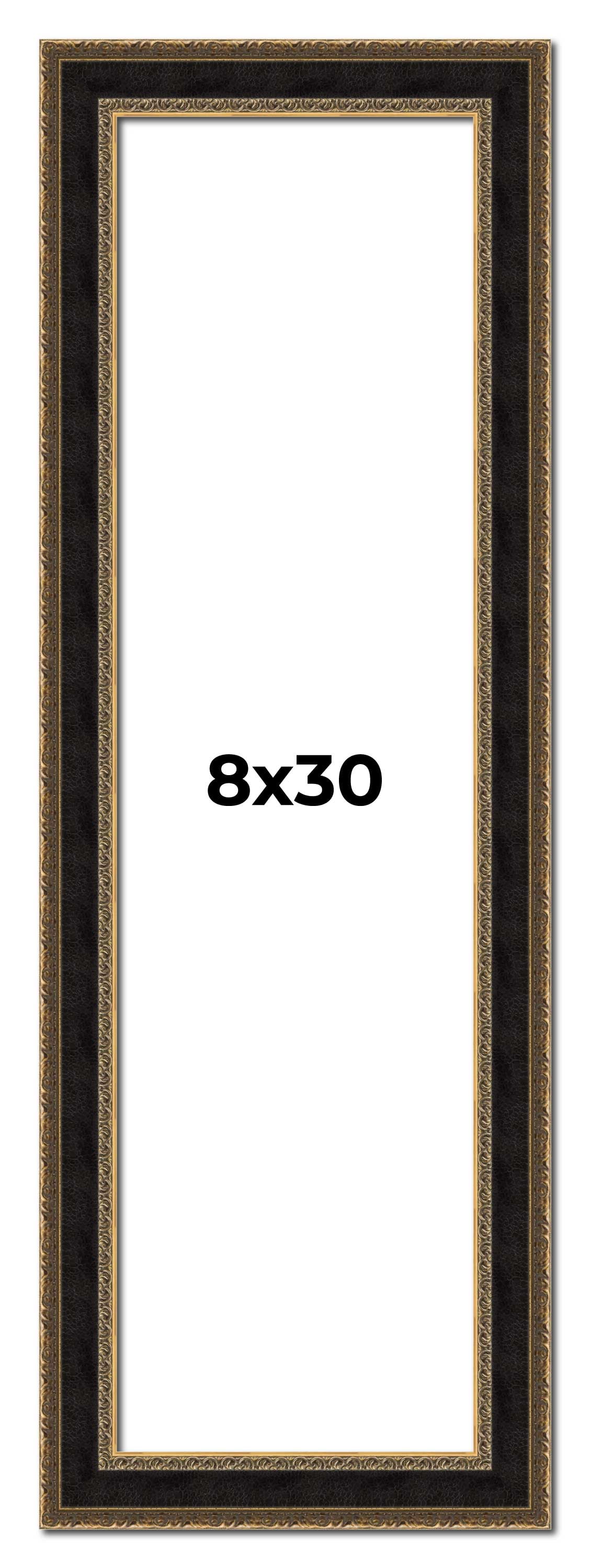 8x30 Frame Gold Antique Vintage Sold Wood Picture Frame | 1.75 Inch ...