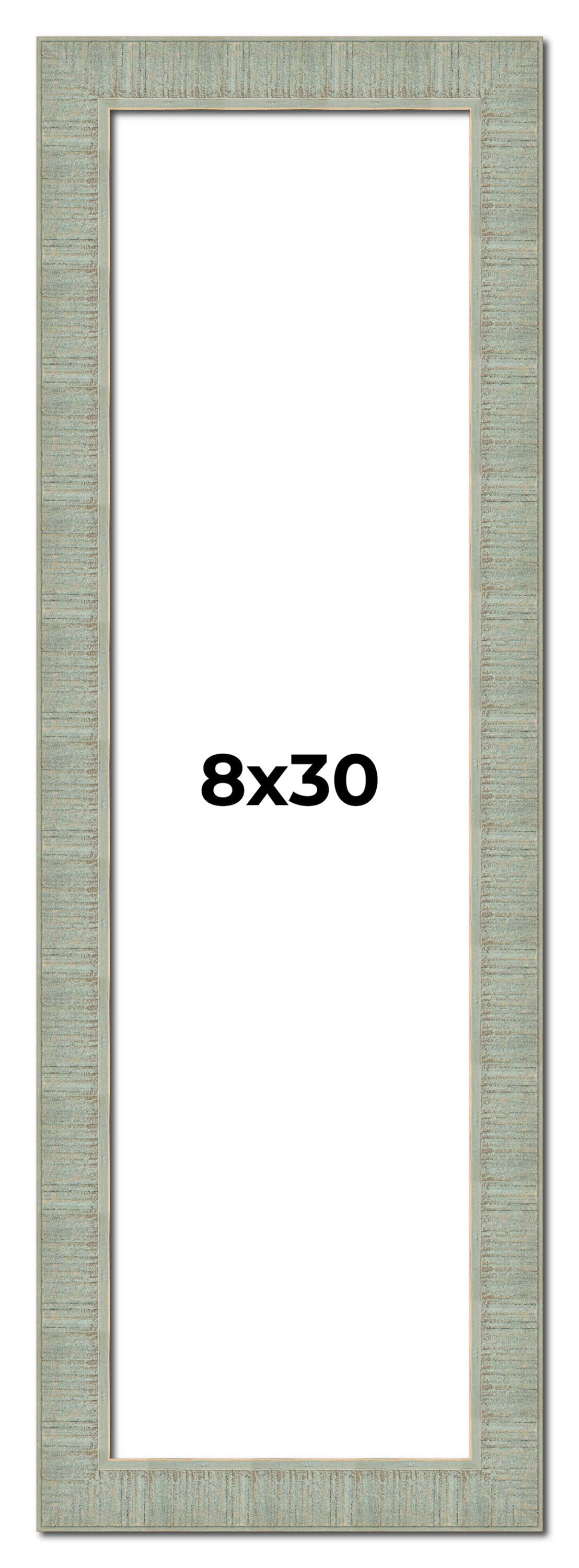 8x30 Frame Green Desert Pear Solid Wood Picture Frame | 1.625 Inch ...