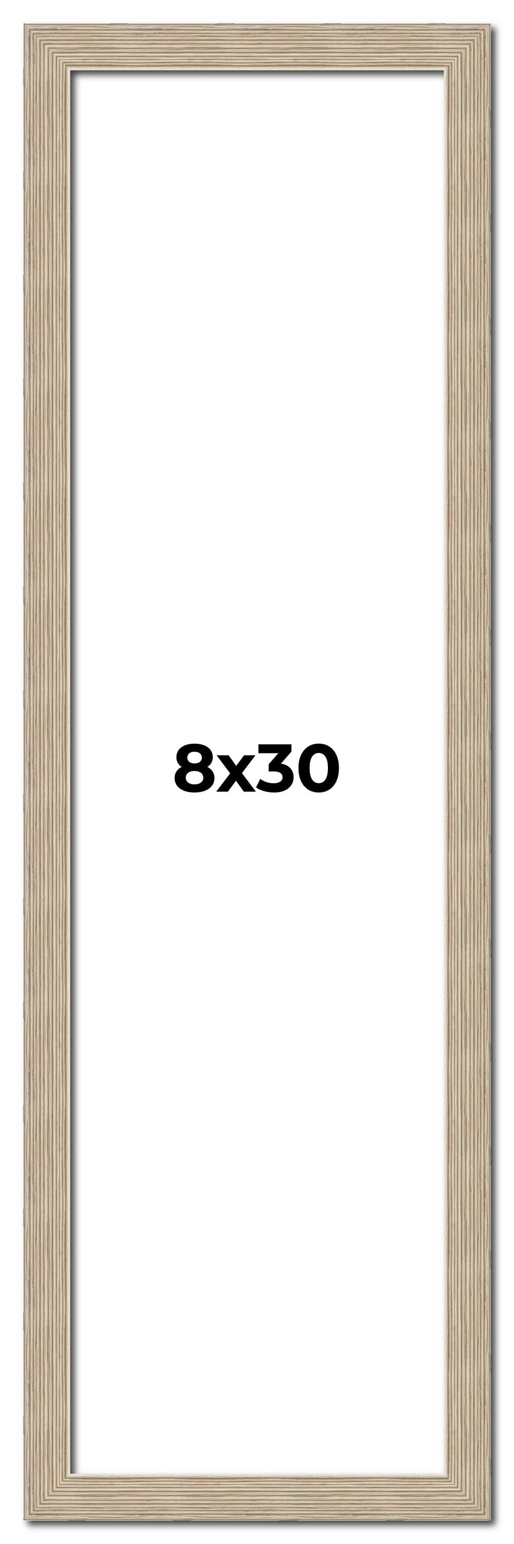8x30 Frame Grey Solid Wood Picture Frame Width 1 Inches | Interior ...