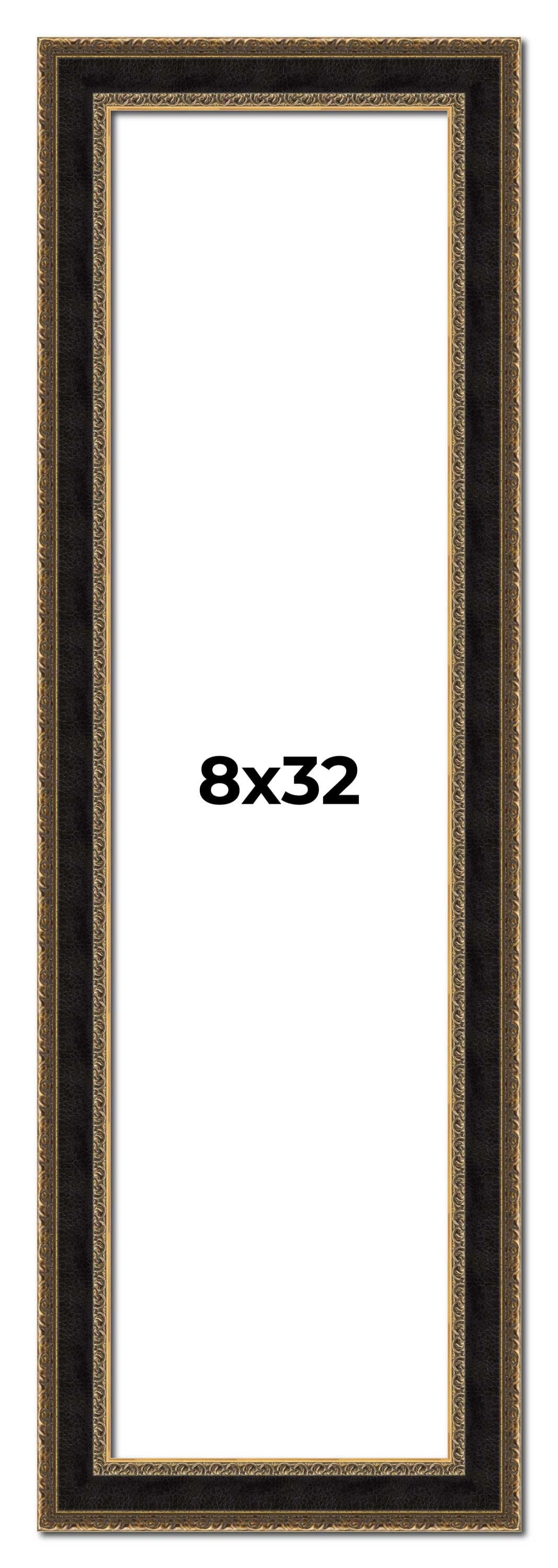 8x32 Frame Gold Antique Vintage Sold Wood Picture Frame | 1.75 Inch ...