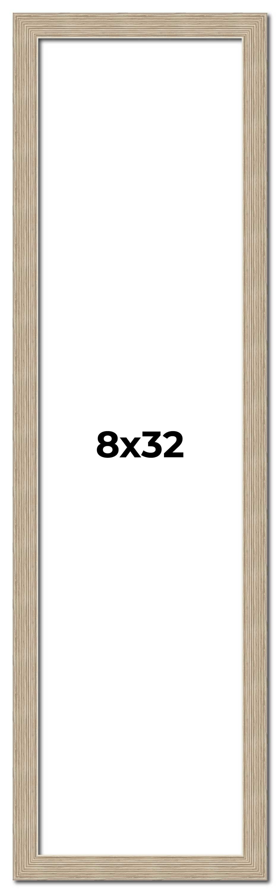 8x32 Frame Grey Solid Wood Picture Frame Width 1 Inches | Interior ...