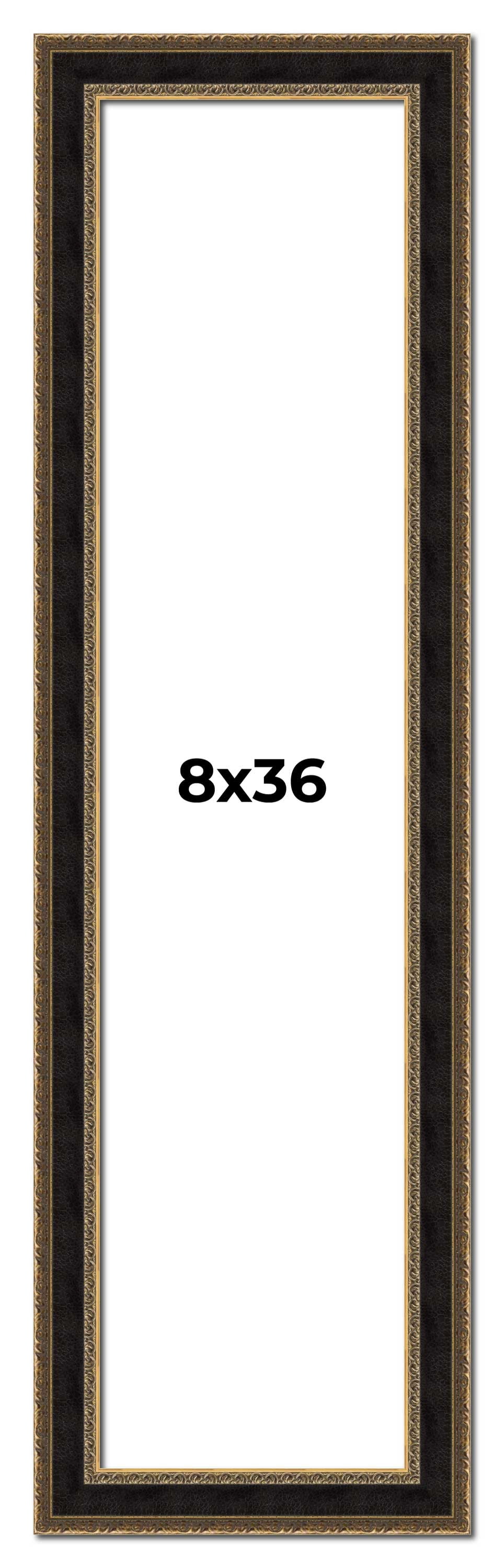 8x36 Frame Gold Antique Vintage Sold Wood Picture Frame | 1.75 Inch ...