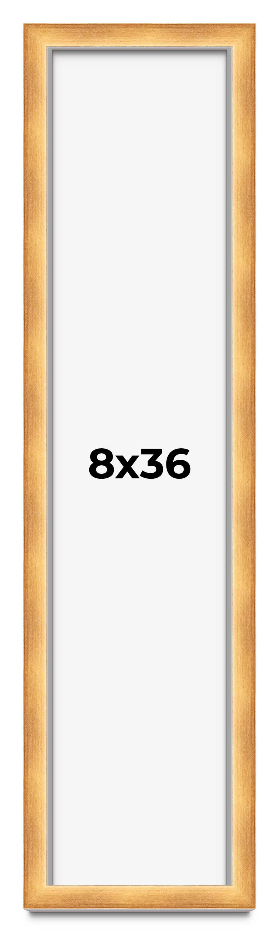 8x36 Shadow Box Bronze Cross-Brushed Display Frame | 1.625 Inches Deep ...