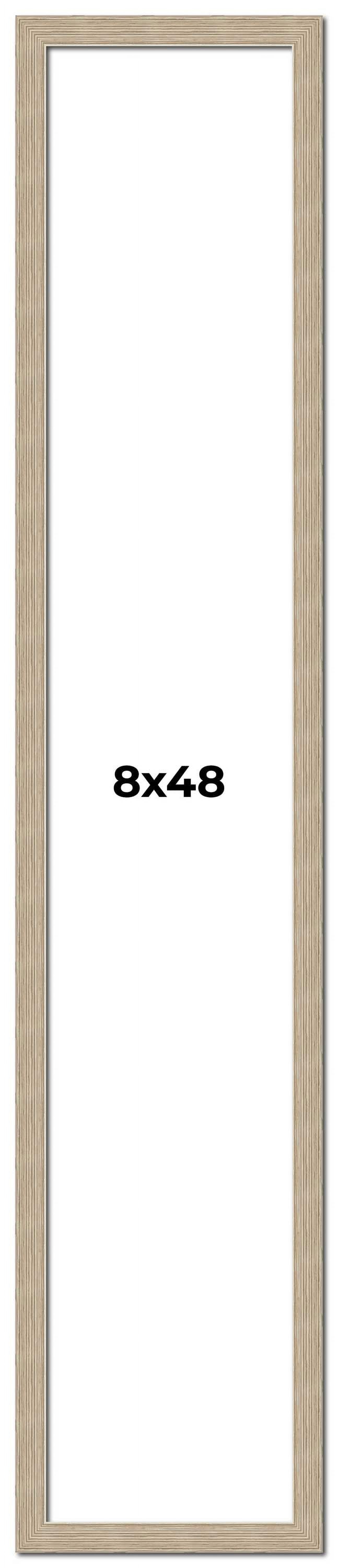 8x48 Frame Grey Solid Wood Picture Frame Width 1 Inches | Interior ...