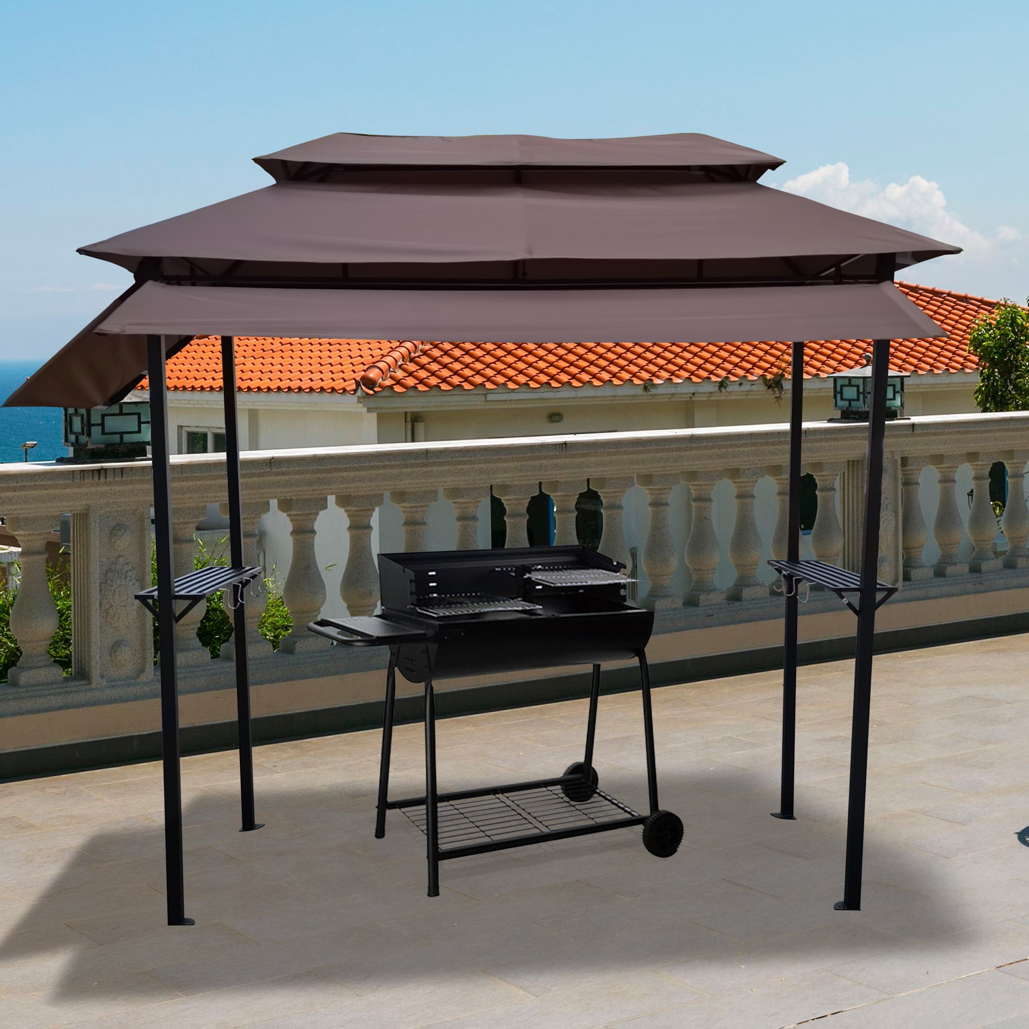 Gazebos for Shaded Grilling Areas in Hotel Outdoor Spaces - Walmart ...
