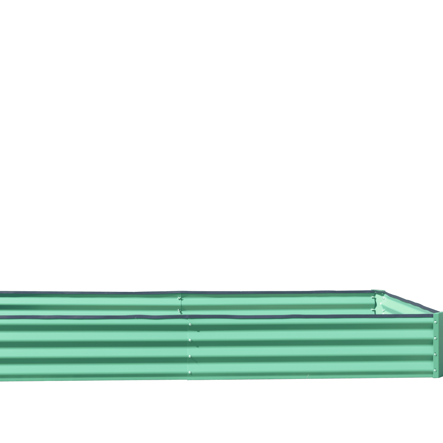 8x4x1 ft Galvanized Raised Garden Bed Outdoor Planter Garden Boxes ...