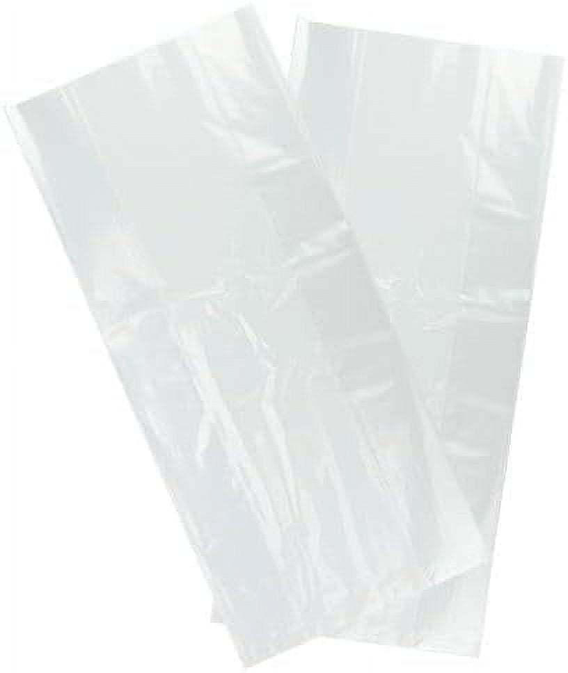 8x4x18 Clear Food Grade Durable Transparent Poly Bags - Clear Storage ...
