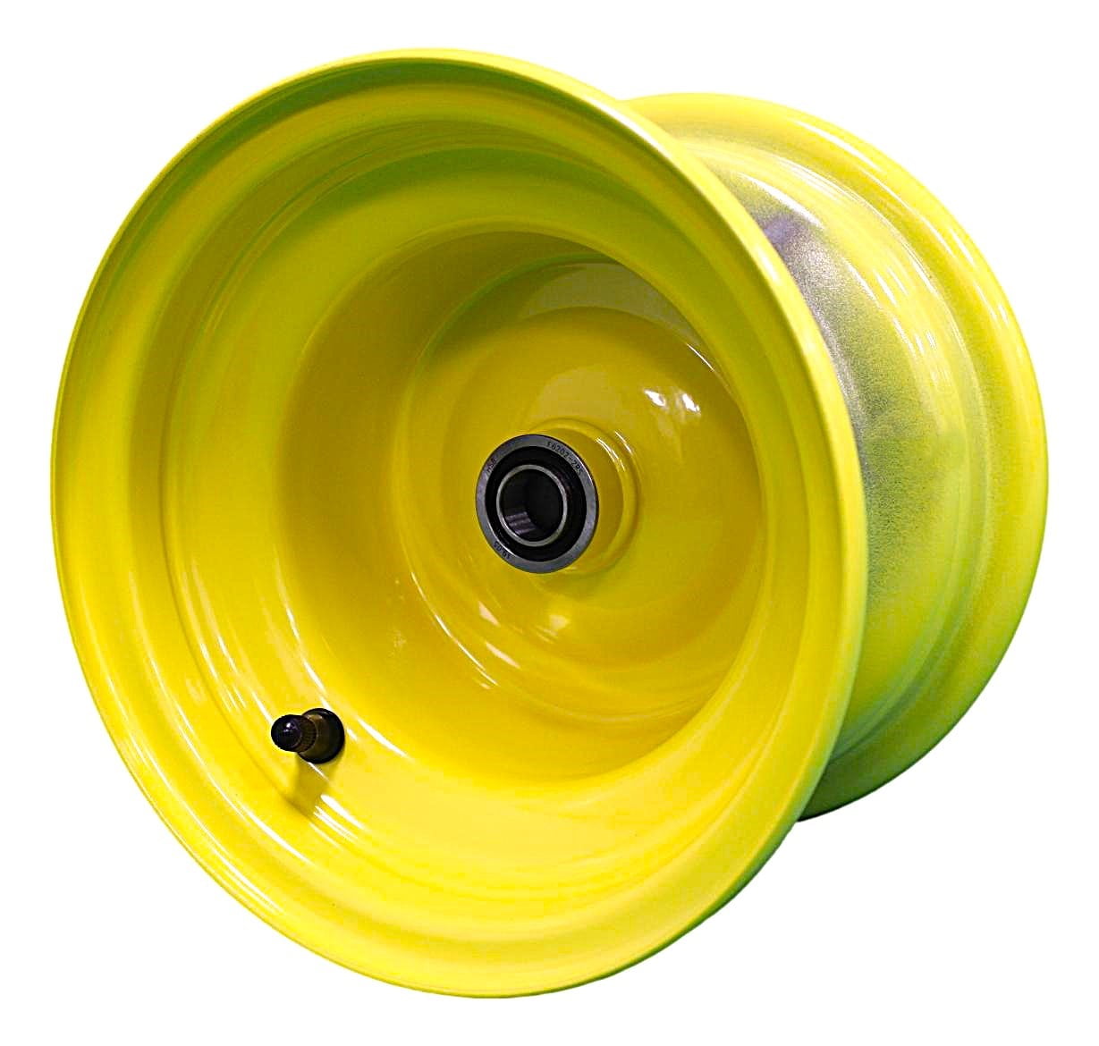 8x5.375 Hubbed Wheel - JD Yellow (Set of 2) - Walmart.com