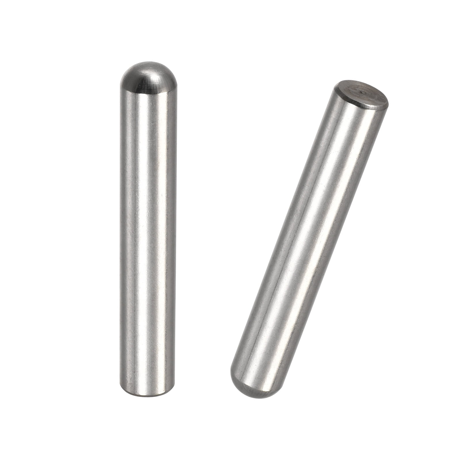 8x55mm Dowel Pins, 2 Pack Round Head Flat Chamfered End Dowel Pin ...