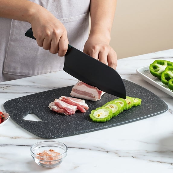 8x6 Inch Plastic Cutting Board Set, Wenini Non-Slip Kitchen Chopping ...