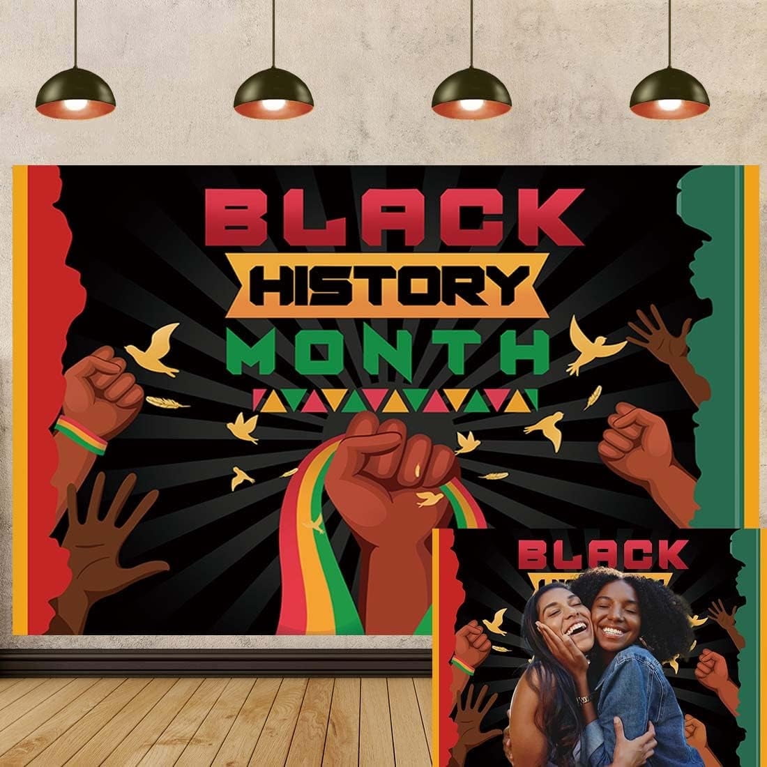 8x6FT Black History Month Backdrop African American Heritage Festival ...
