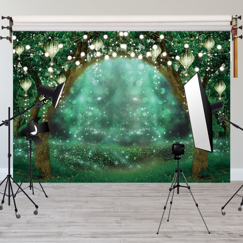 8x6FT Spring Enchanted Garden Backdrop Forest Fairy Wonderland Woodland ...