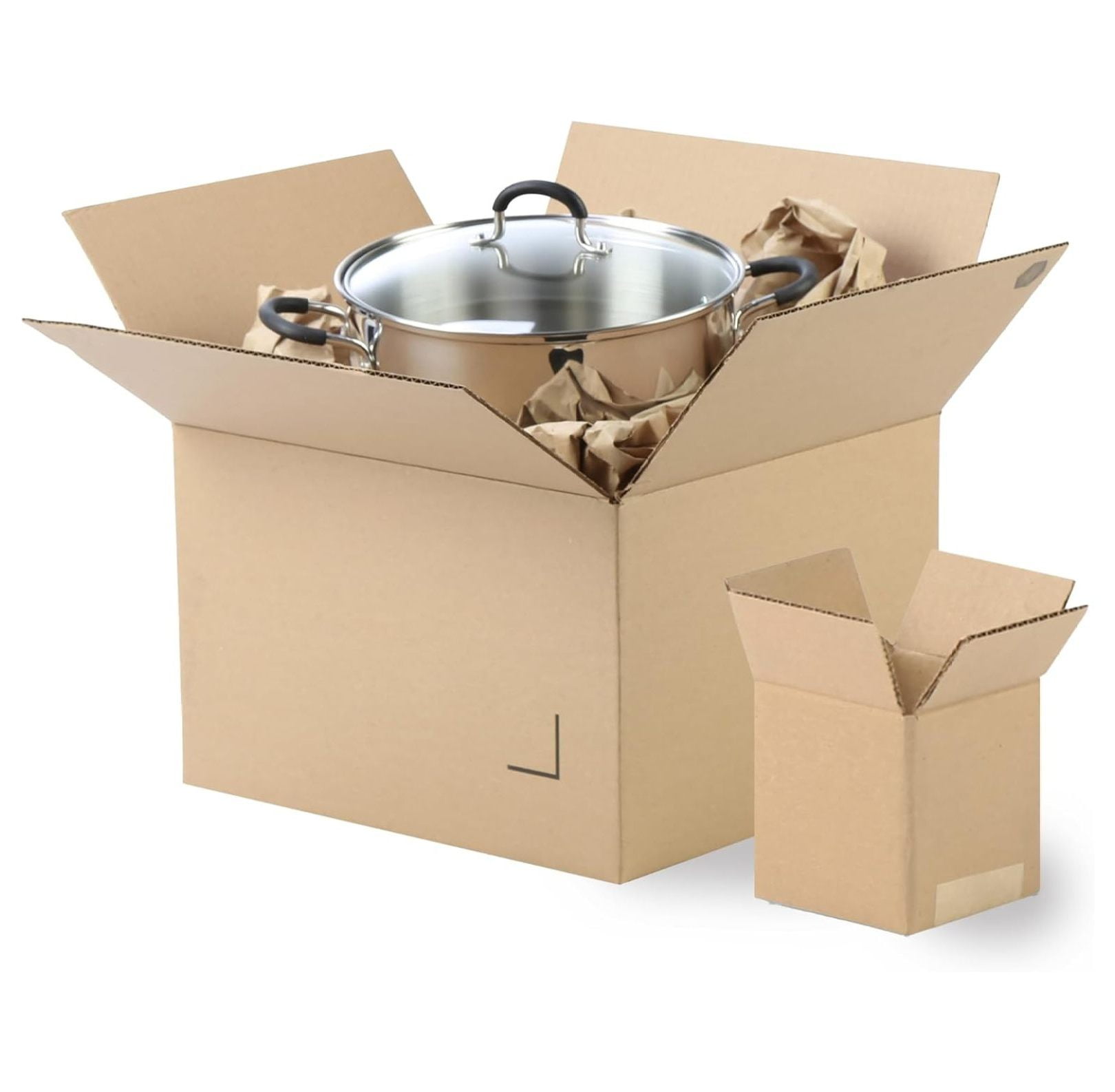 8x6x4'' Corrugated Shipping Boxes 100 Boxes - Walmart.com