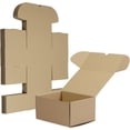 8x6x4 Inches Shipping Boxes Set of 20, Brown Corrugated Cardboard Box ...