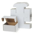 RLAVBL 25-Pack 8x6x4 White Corrugated Cardboard Shipping Boxes ...