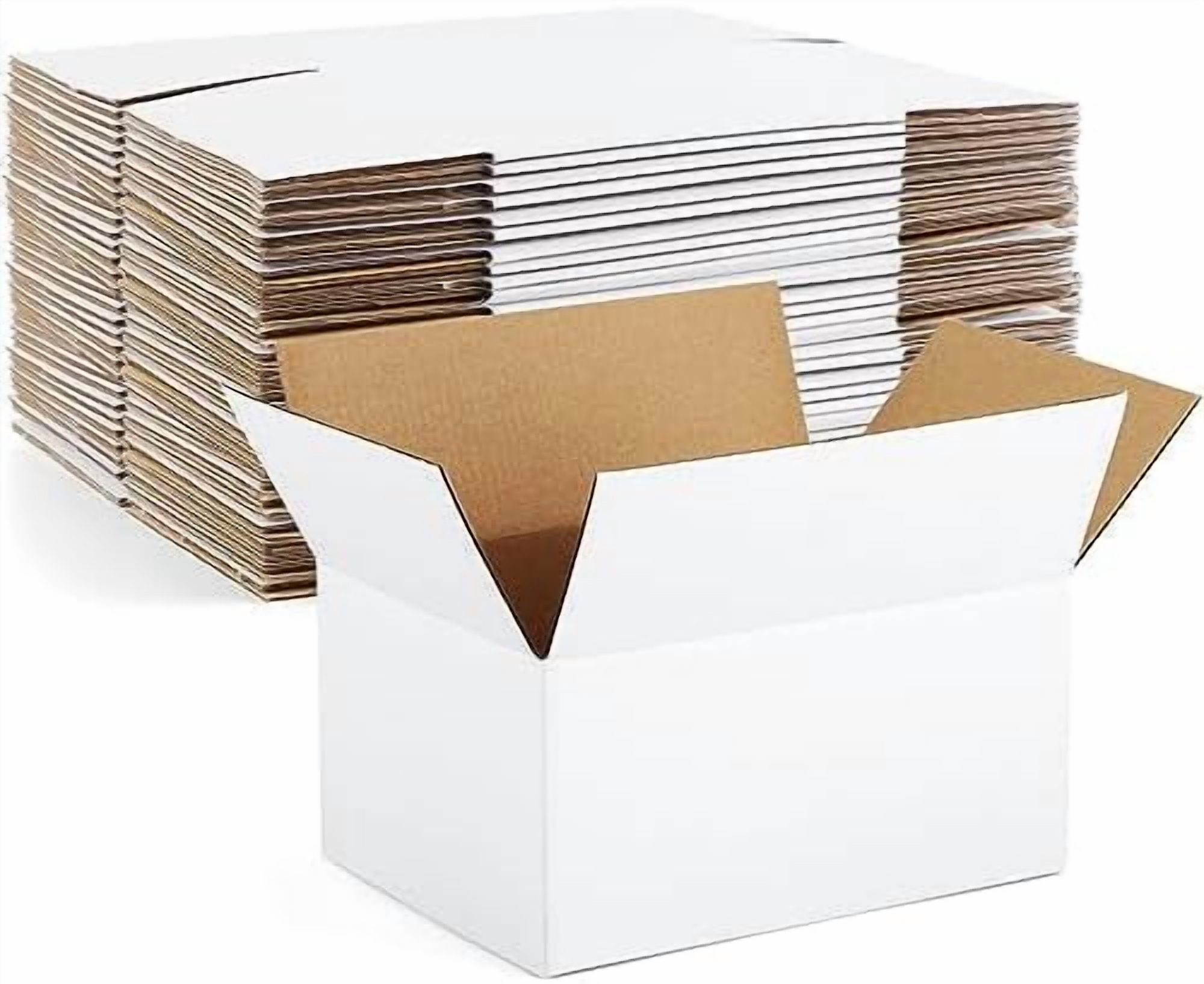 8x6x4-Small-Shipping-Boxes-30-Pack-White-Corrugated-Box-Mailers ...