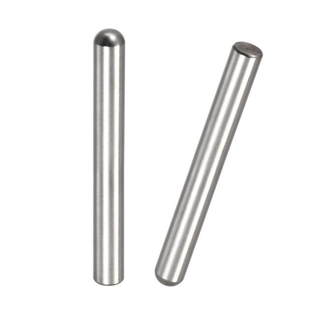 8x70mm Dowel Pins, 2 Pack Round Head Flat Chamfered End Dowel Pin ...