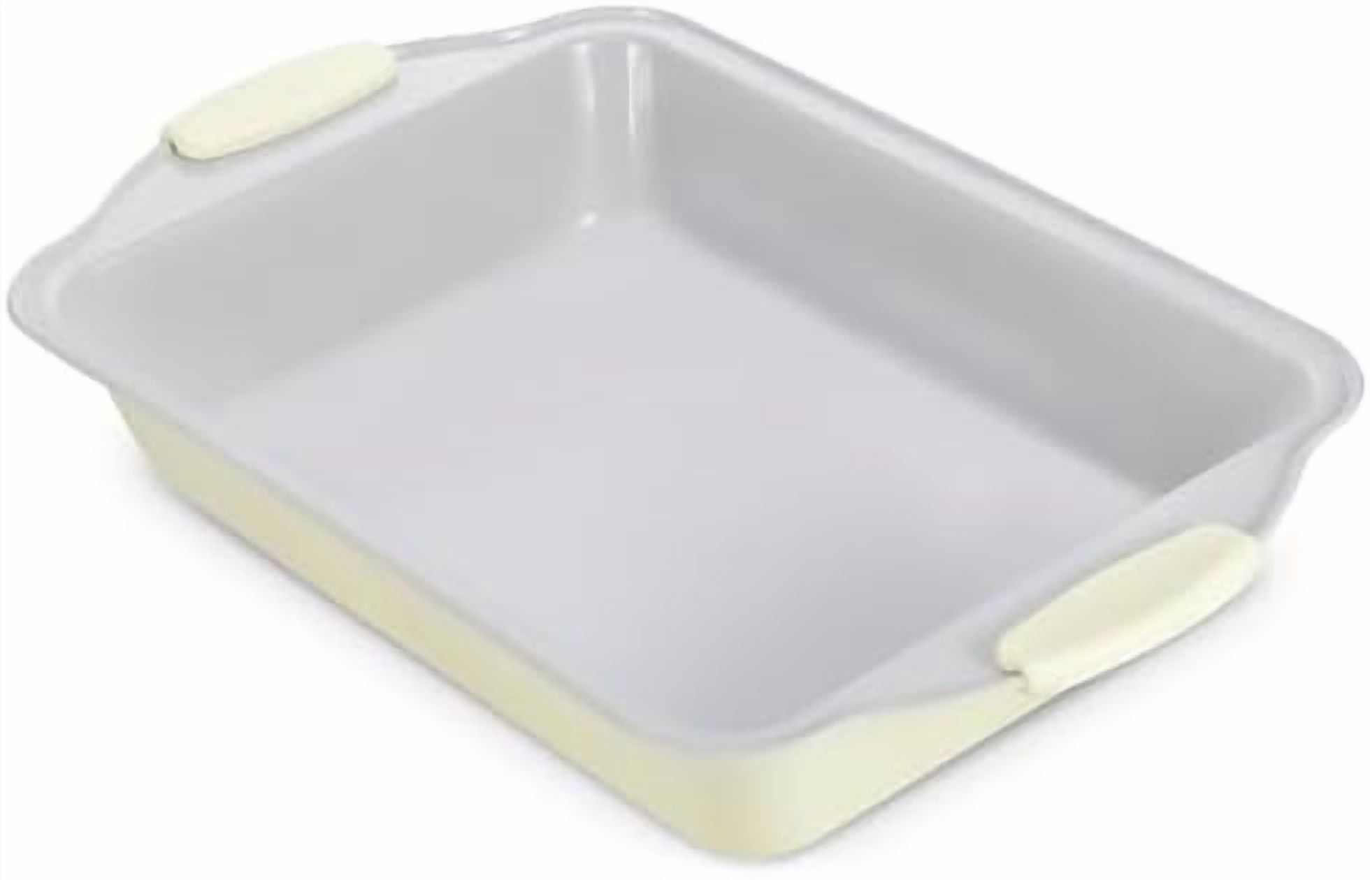 8x8 Baking Pan - Non Stick Ceramic Square Cake Pan for Oven - Brownie ...