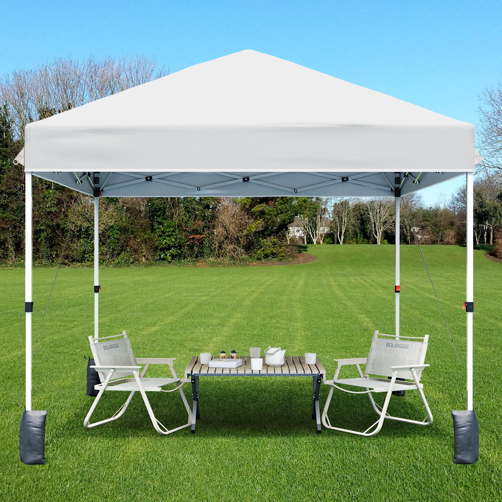 8x8 Feet, Portable Outdoor Canopy Tent with Patented Center Locking ...