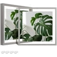 8x8 Floating Frames Set of 2, Double Plexiglass Picture Frame, Made of ...