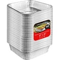 Walmart 8x8 Bulk Disposable Aluminum Foil Pans (50 Pack) - Great for ...