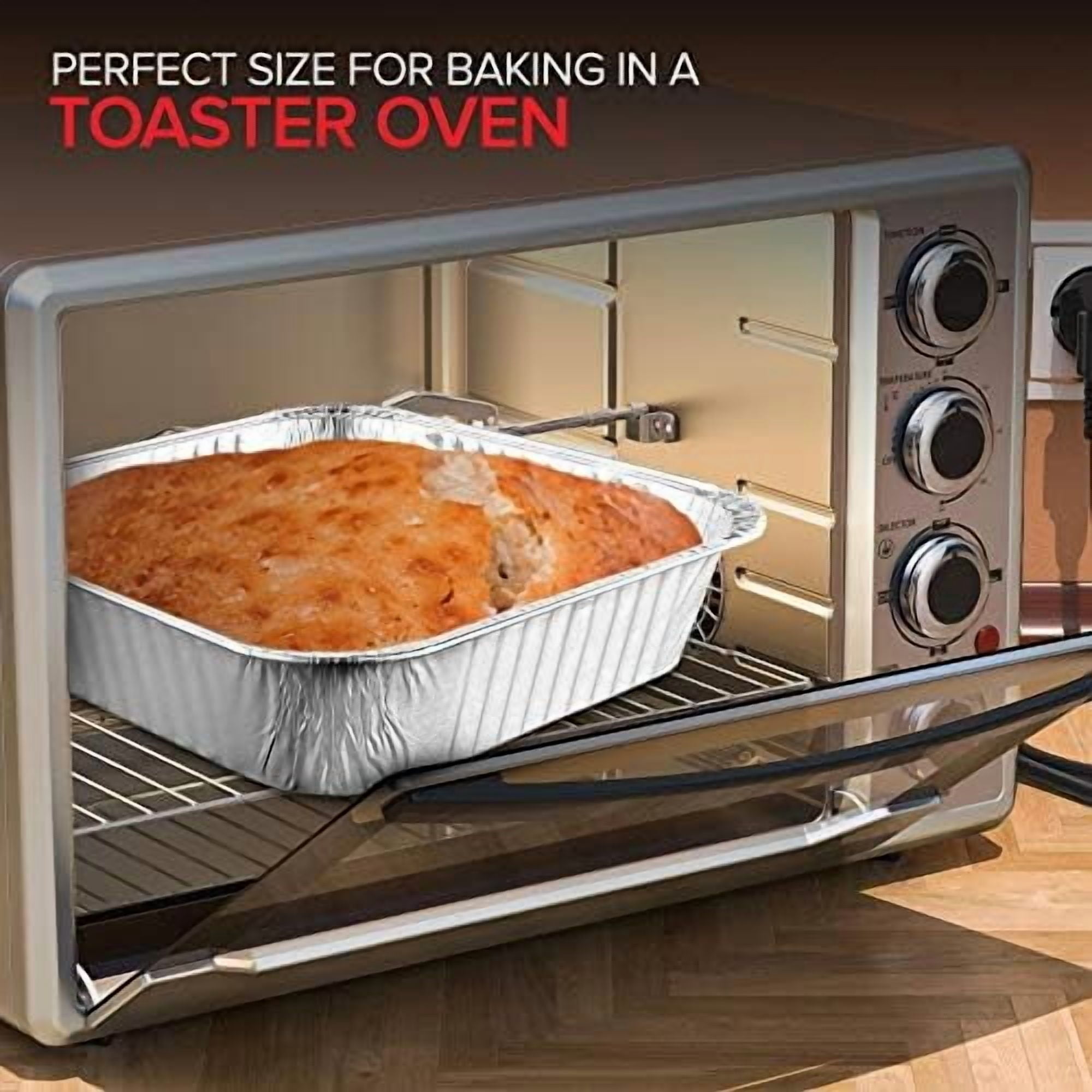 8x8 Foil Pans (50 Pack) 8 Inch Square Aluminum Pans - Foil Pans ...
