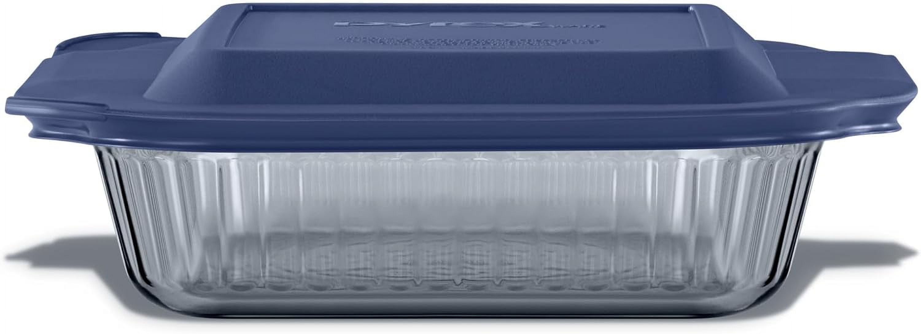 (8x8) Glass Baking Dish with BPA-free Lid, Rectangular Glass Baking Dish, Suitable for Casserole ...
